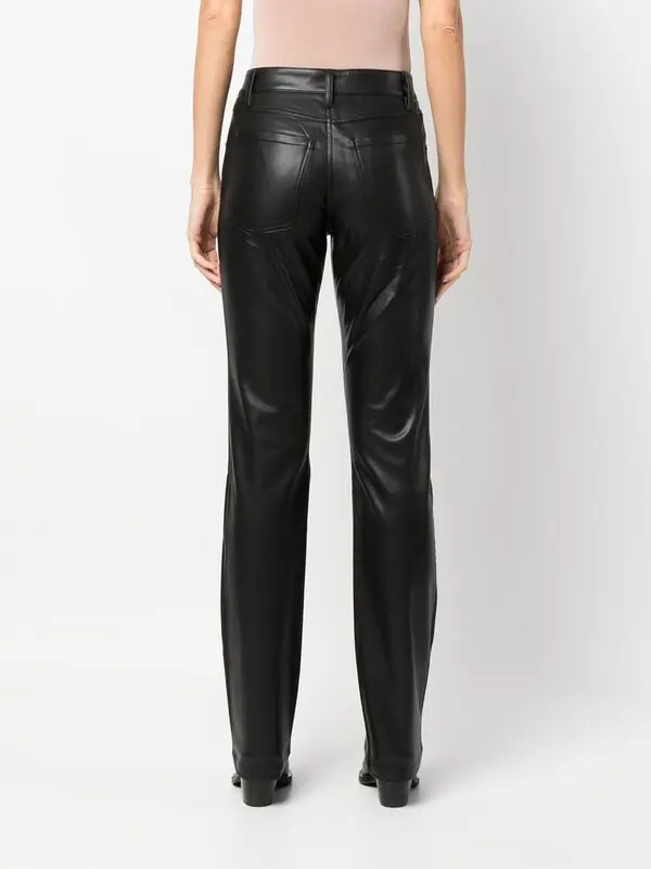 MISBHV Faux-leather Trousers