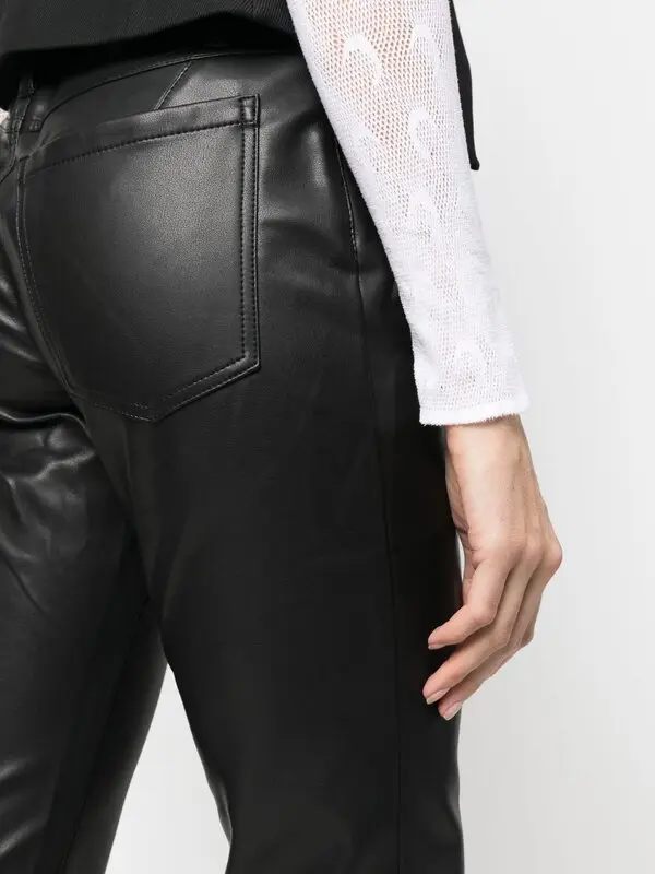 MISBHV Faux-leather Trousers