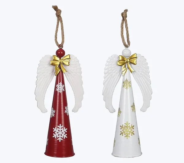 YOUNG'S INC. Young's Metal Angel Tabletop, Set Of 2 - One-color