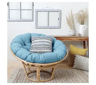 SORRA HOME Indoor Round Papasan Cushion 44