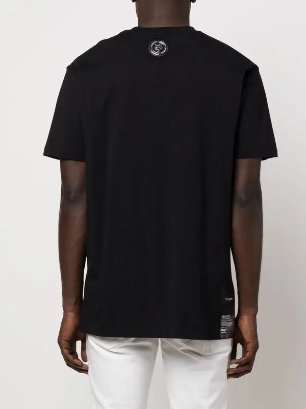 PLEIN SPORT Tiger-head Short-sleeve T-shirt - Black