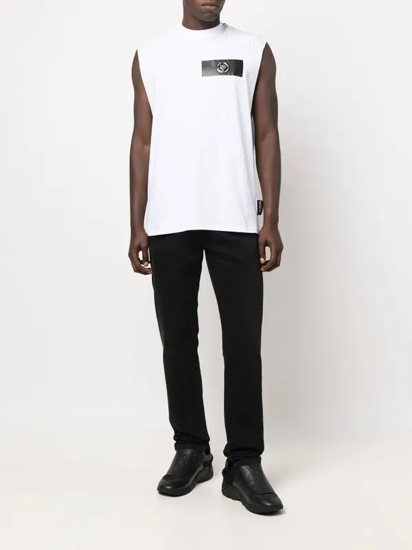 PLEIN SPORT Logo-patch Short-sleeve T-shirt - White