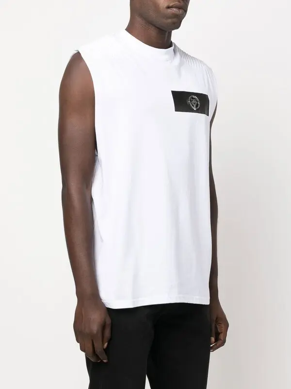PLEIN SPORT Logo-patch Short-sleeve T-shirt - White