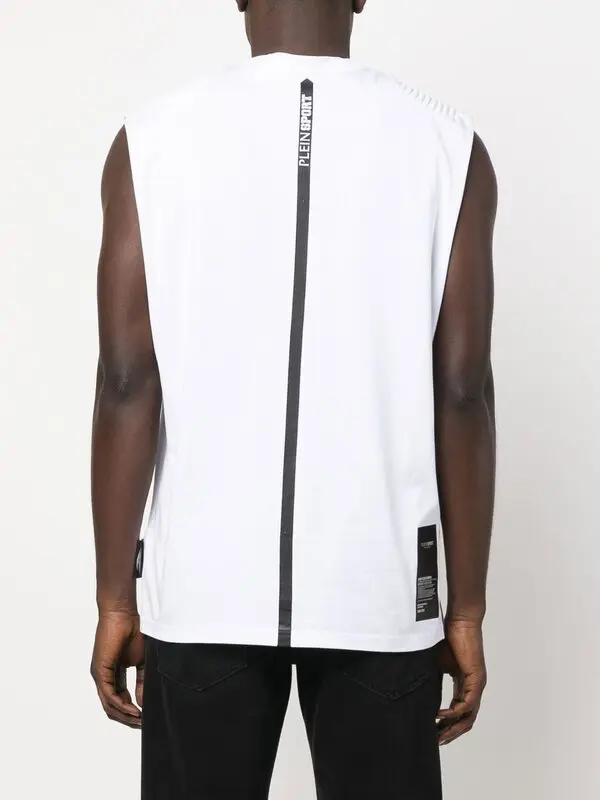 PLEIN SPORT Logo-patch Short-sleeve T-shirt - White