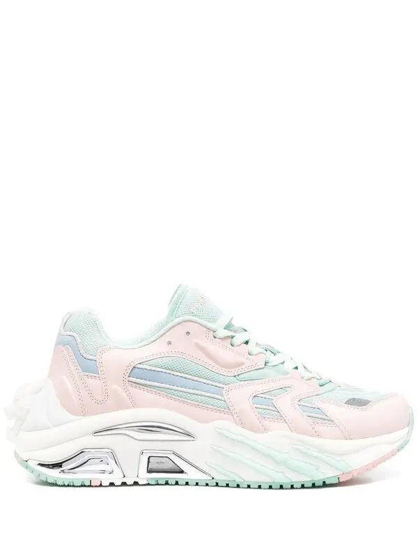 PLEIN SPORT Panelled Chunky Sneakers - Blue