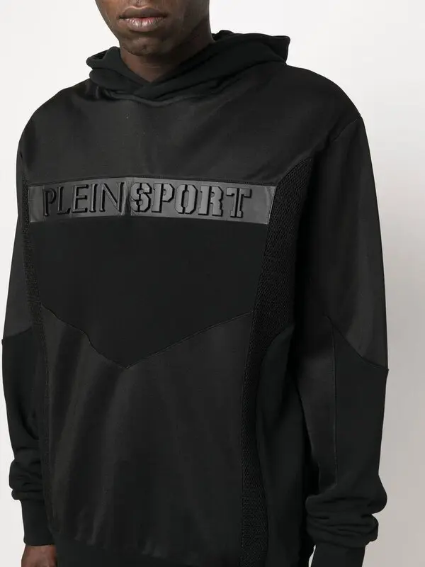 PLEIN SPORT Logo-embossed Hoodie