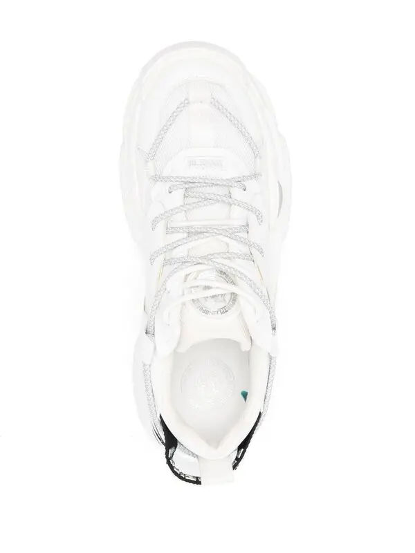 PLEIN SPORT Mesh Panel Lace-up Sneakers