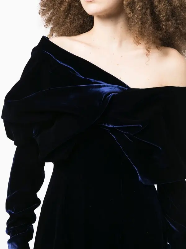 TOM FORD Ruched-detailing Velvet Minidress