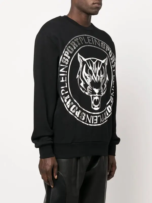 PLEIN SPORT Tiger Logo-print Sweatshirt