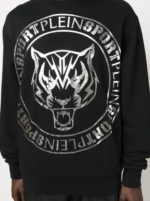 PLEIN SPORT Tiger Logo-print Sweatshirt