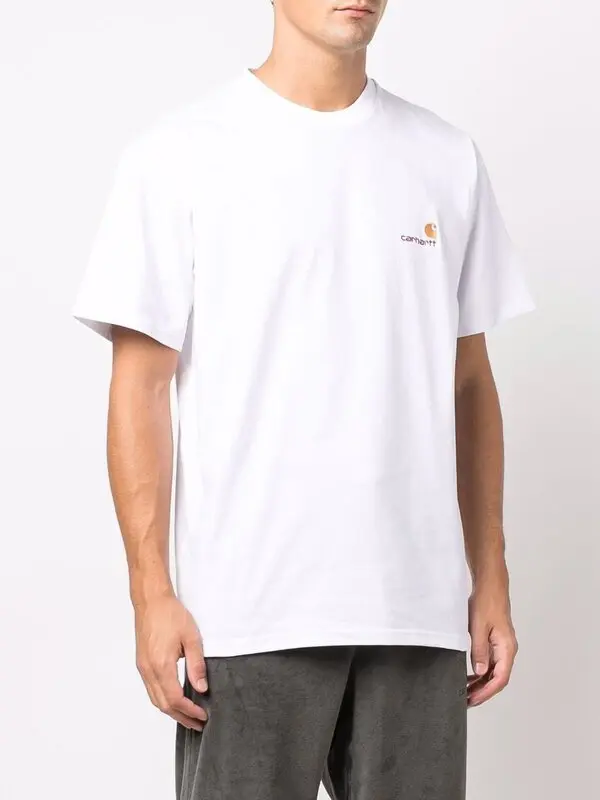 Carhartt Work In Progress American Script Short-sleeve T-shirt - White