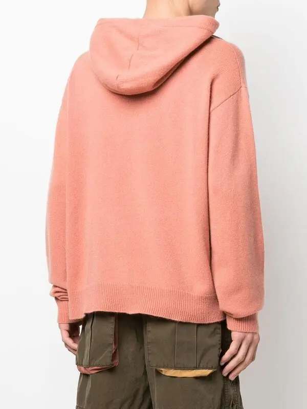 Dsquared2 Logo-embroidered Cashmere Hoodie
