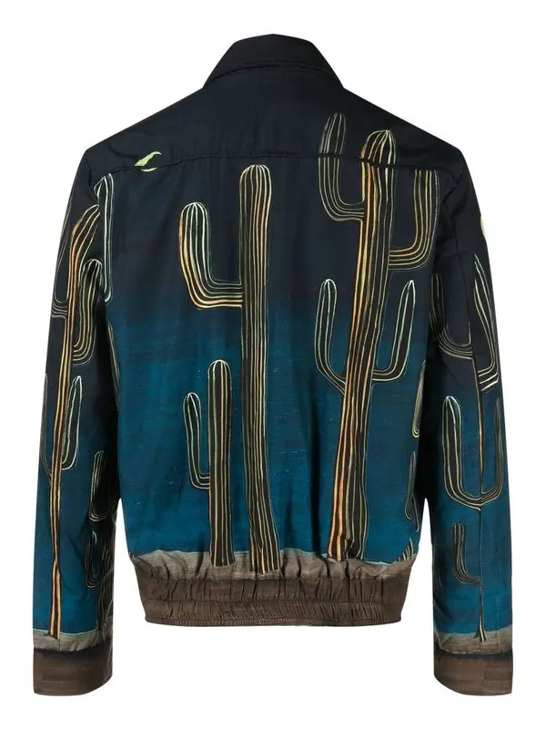 ENDLESS JOY Graphic-print Zip-up Jacket