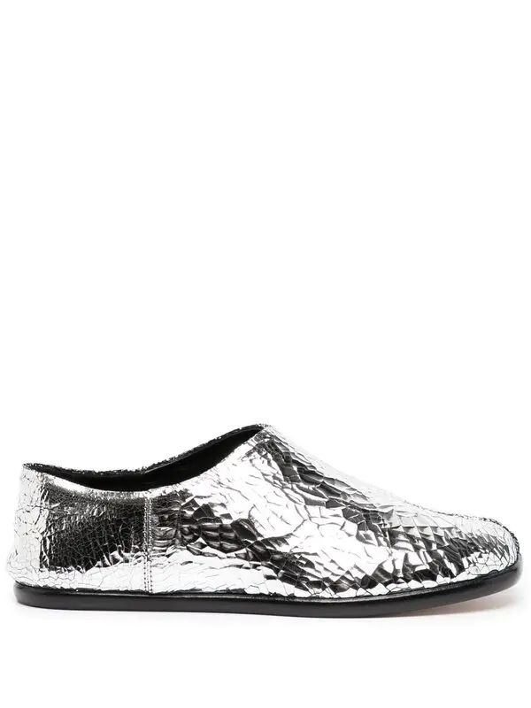 MAISON MARGIELA Tabi Mirror-effect Babouche Shoes