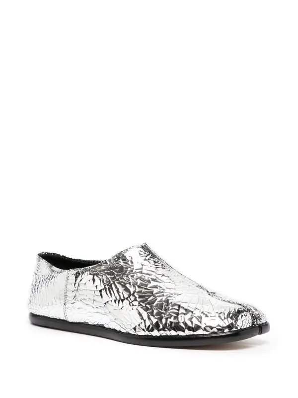 MAISON MARGIELA Tabi Mirror-effect Babouche Shoes
