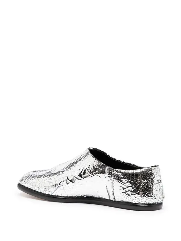 MAISON MARGIELA Tabi Mirror-effect Babouche Shoes