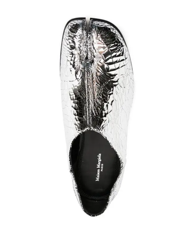 MAISON MARGIELA Tabi Mirror-effect Babouche Shoes