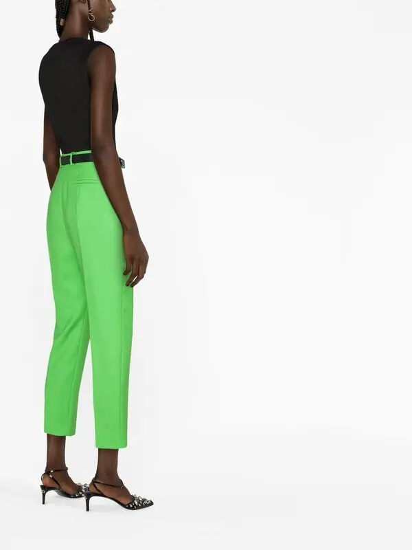 Alexander McQueen High-waisted Cropped Trousers
