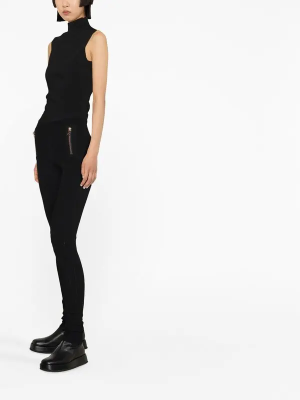 Balmain Panelled Slim-cut Leggings