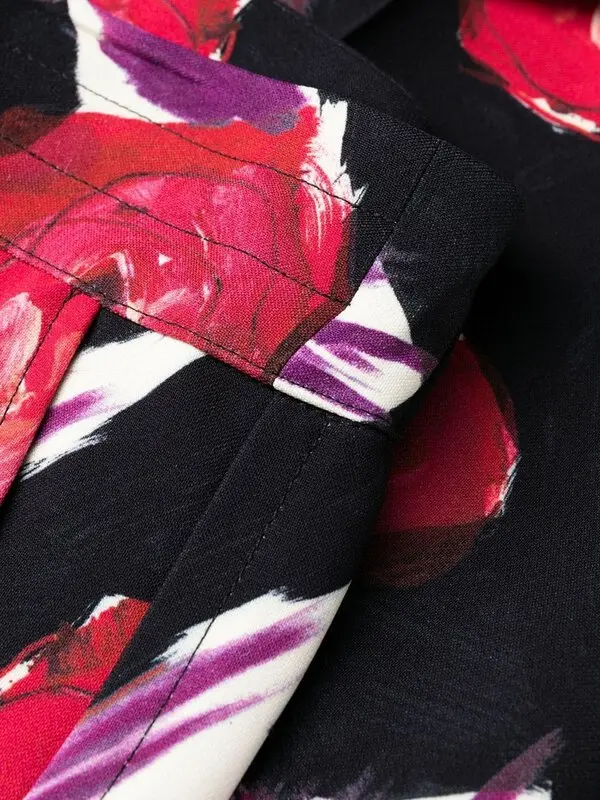 Marni Floral-print Wide-leg Trousers