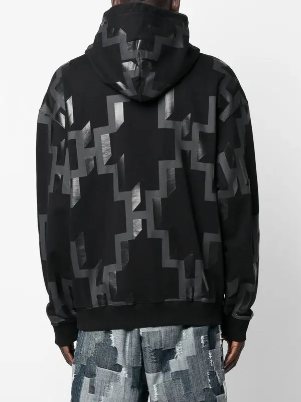 COUNTY OF MILAN Marcelo Burlon Geometric-print Hoodie