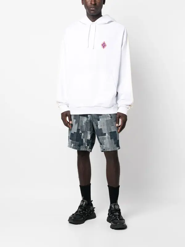 COUNTY OF MILAN Cross Logo-embroidered Hoodie