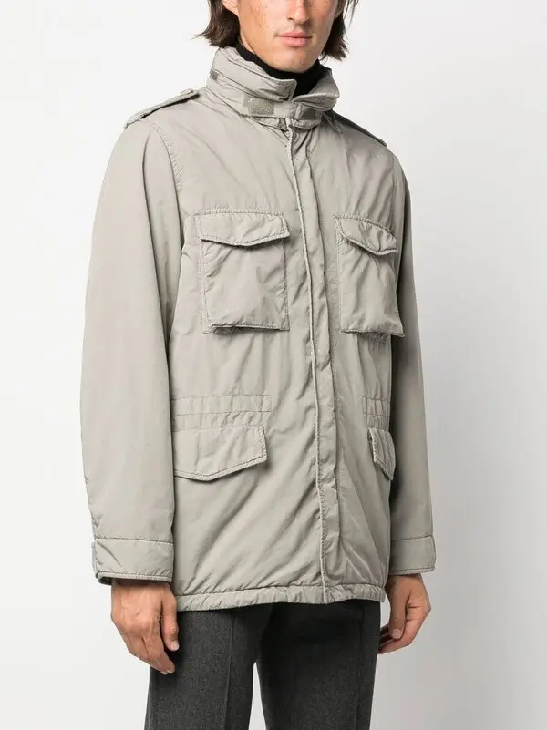 Aspesi Newcamp Military Jacket - Grey