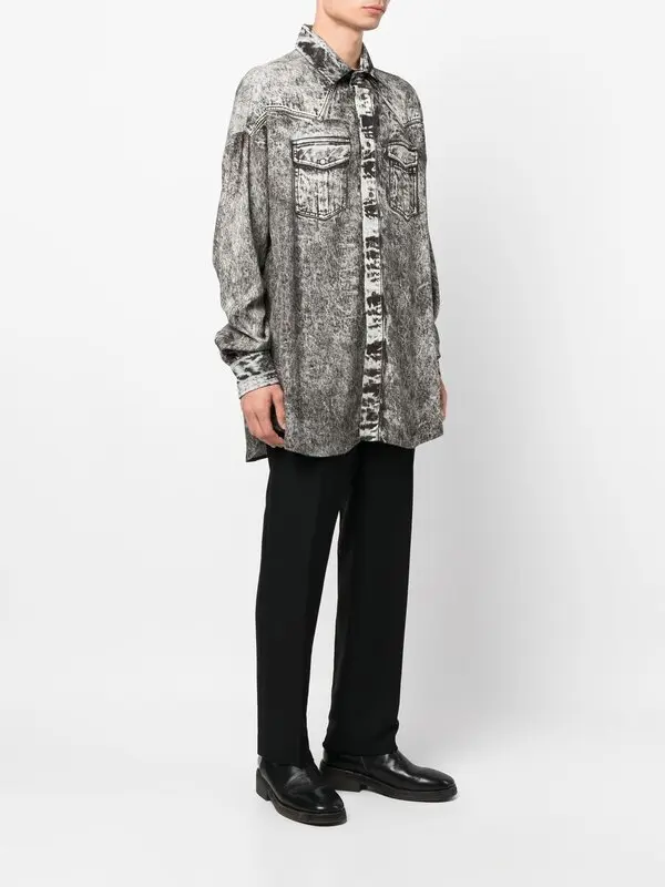 DIESEL® S-kang Long-sleeve Cotton Shirt