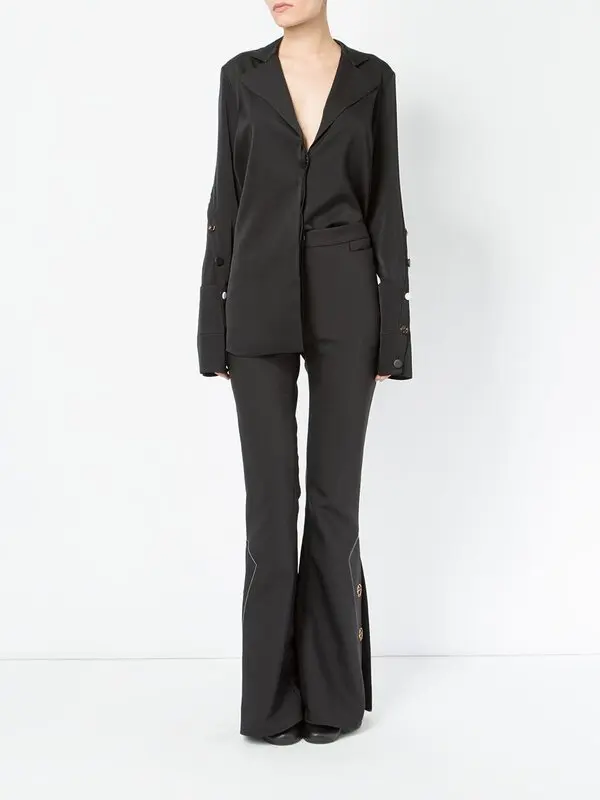 ELLERY Flared Button Trousers