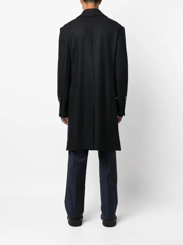 VIVIENNE WESTWOOD Double-breasted Wool Coat - Blue