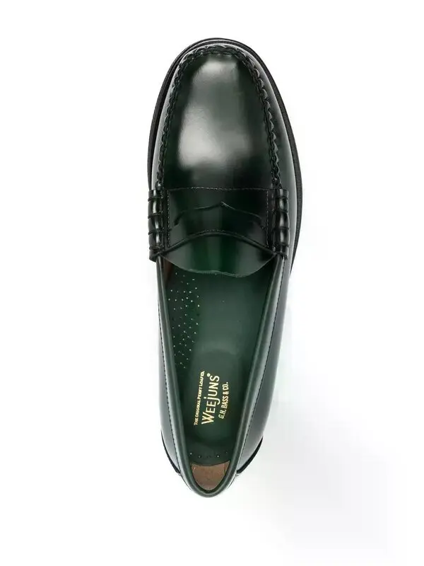 G.H.BASS Weejuns Larson Penny Loafers - Green
