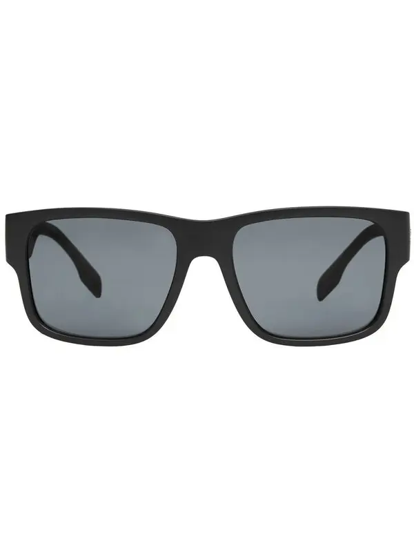 Burberry Logo Square-frame Sunglasses - Black