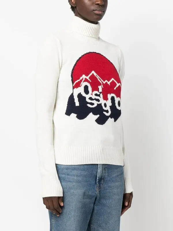 Rossignol Ro Neck Intarsia-knit Jumper