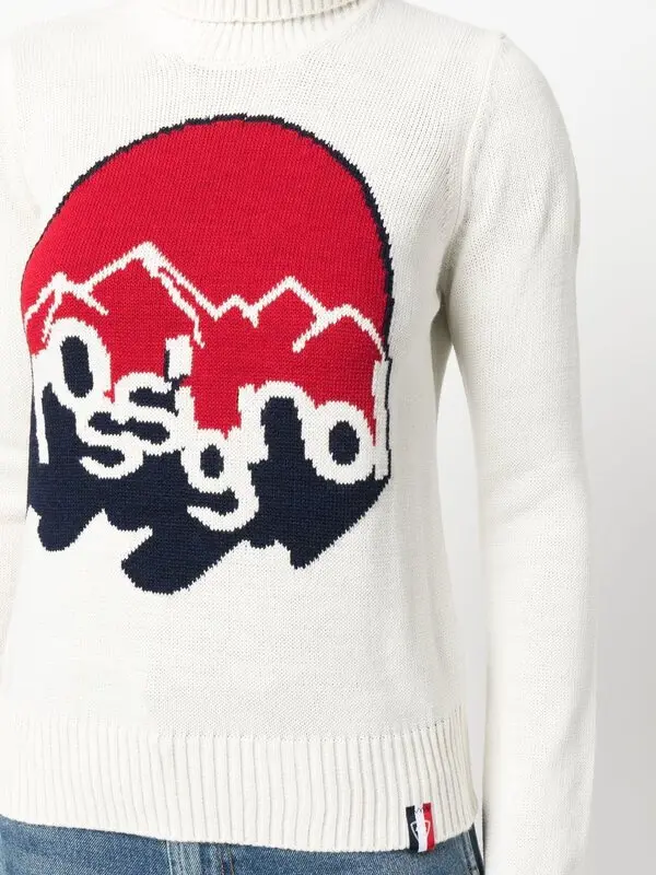 Rossignol Ro Neck Intarsia-knit Jumper