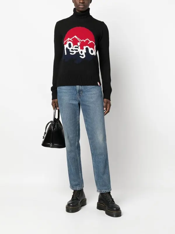 Rossignol Intarsia-knit Roll Neck Jumper