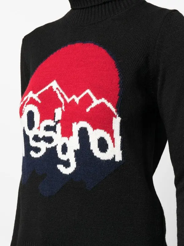 Rossignol Intarsia-knit Roll Neck Jumper