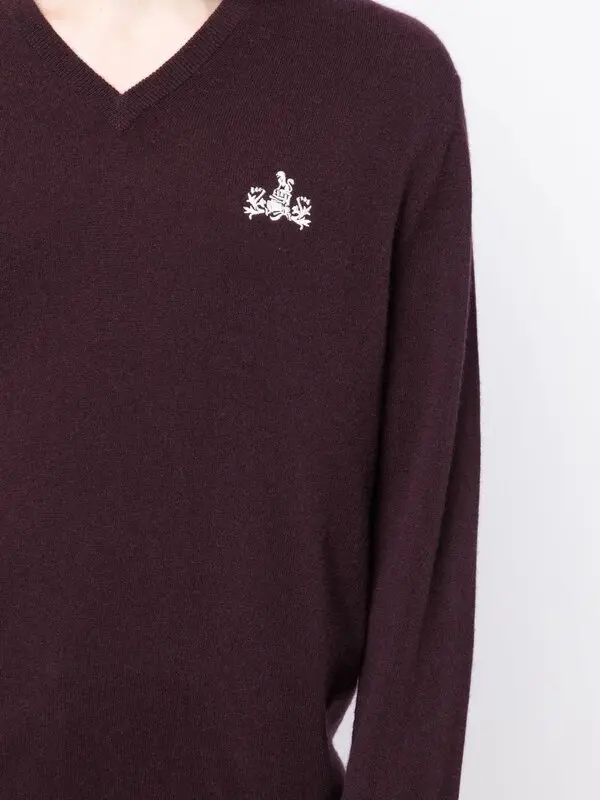 N.peal Chest Logo-print Knit Jumper