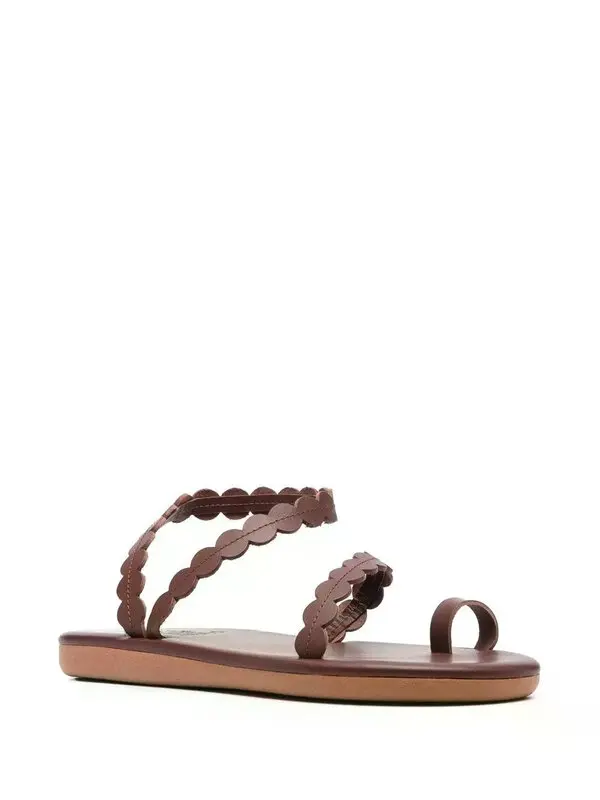 ANCIENT GREEK SANDALS Multi-strap Leather Sandals - Brown