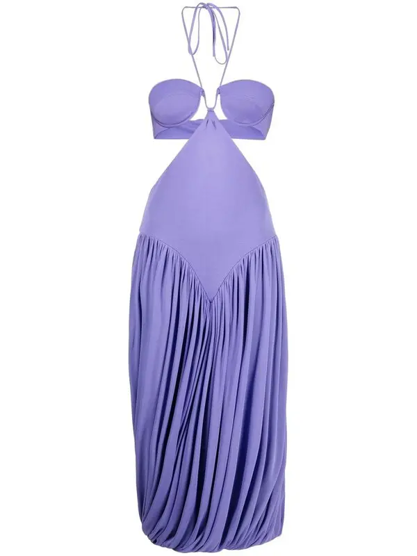 open lace back dress Stella McCartney Glitter Patch Tulle Dress 4 main image 1