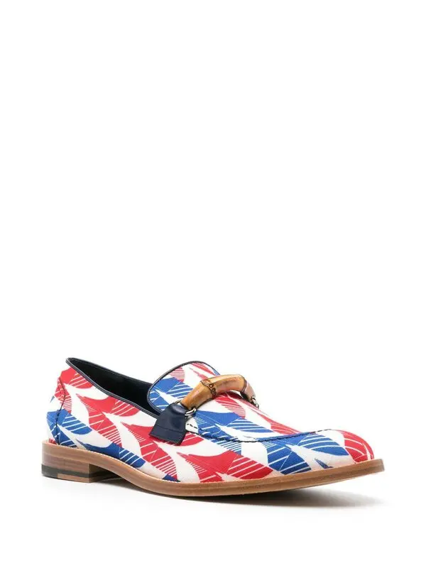 Casablanca Abstract-print Envelope Loafers