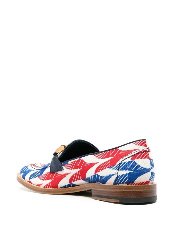 Casablanca Abstract-print Envelope Loafers