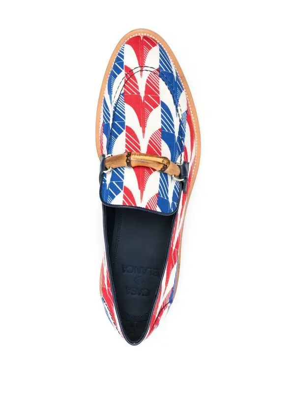 Casablanca Abstract-print Envelope Loafers