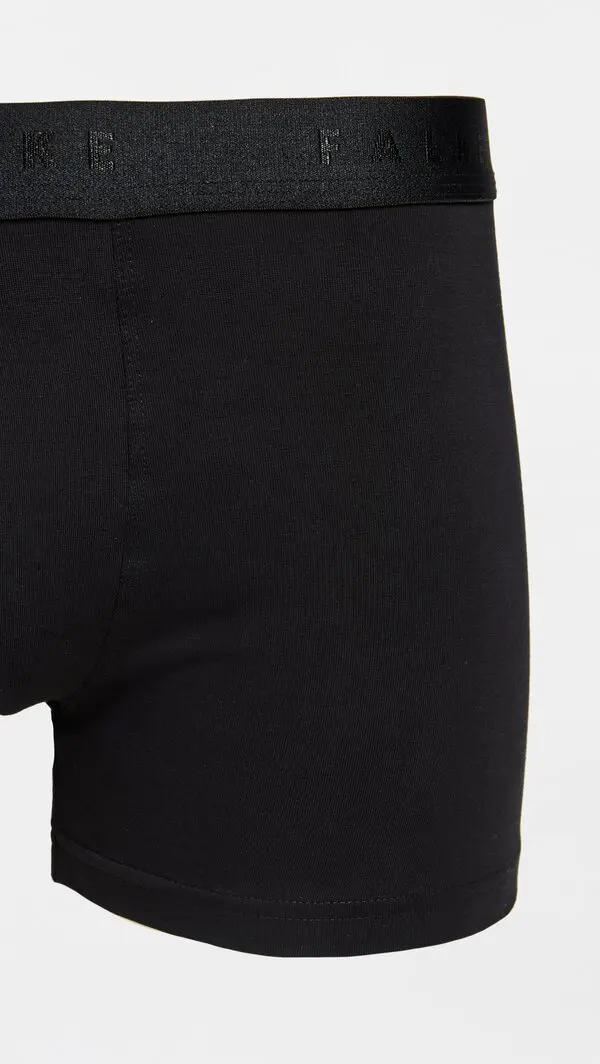 Falke Cotton Boxer Briefs 2 Pack - Black