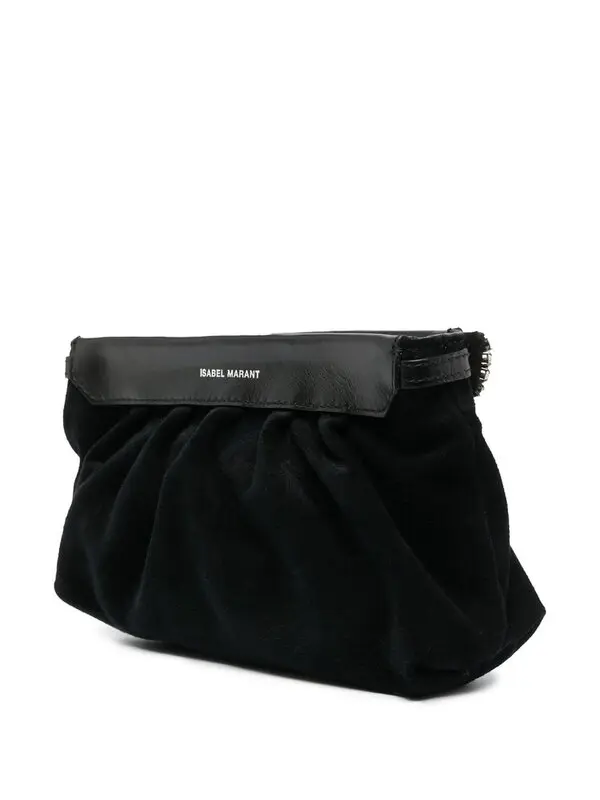 Isabel Marant Étoile Crystal-embellished Suede Crossbody Bag