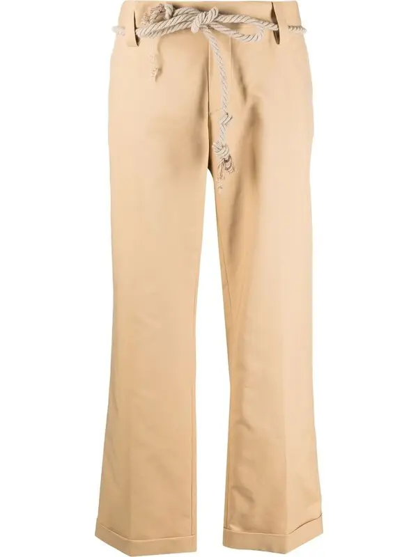 MAISON JEJIA Straight-leg Trousers - Neutrals
