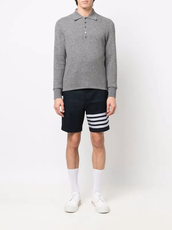 Thom Browne Long-sleeve Polo Shirt
