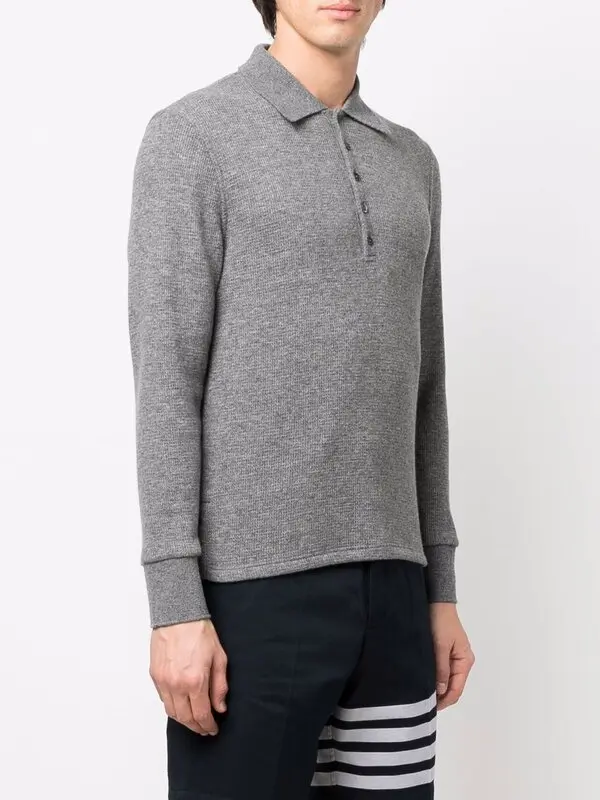 Thom Browne Long-sleeve Polo Shirt