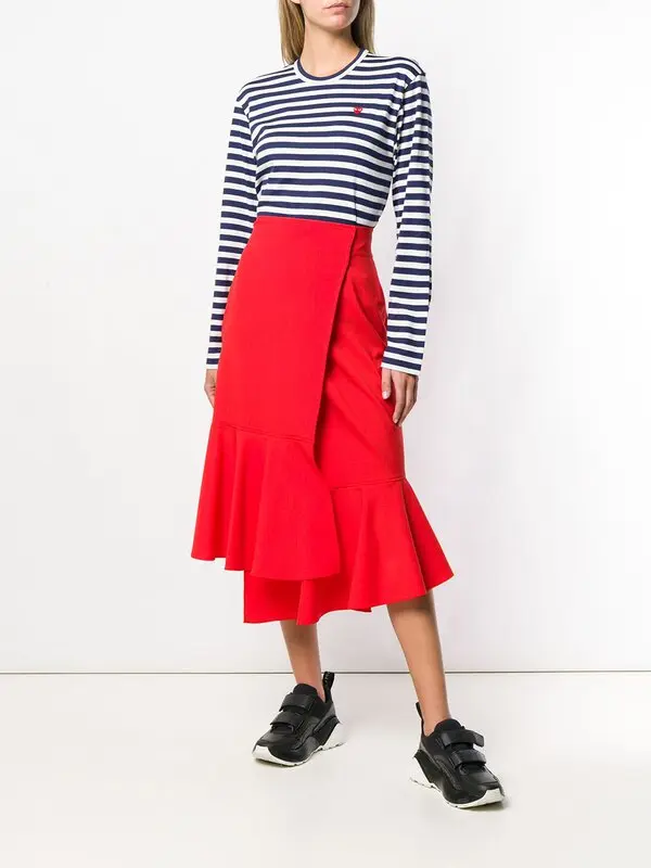 Play Comme Des Garcon Striped Longsleeve T-shirt