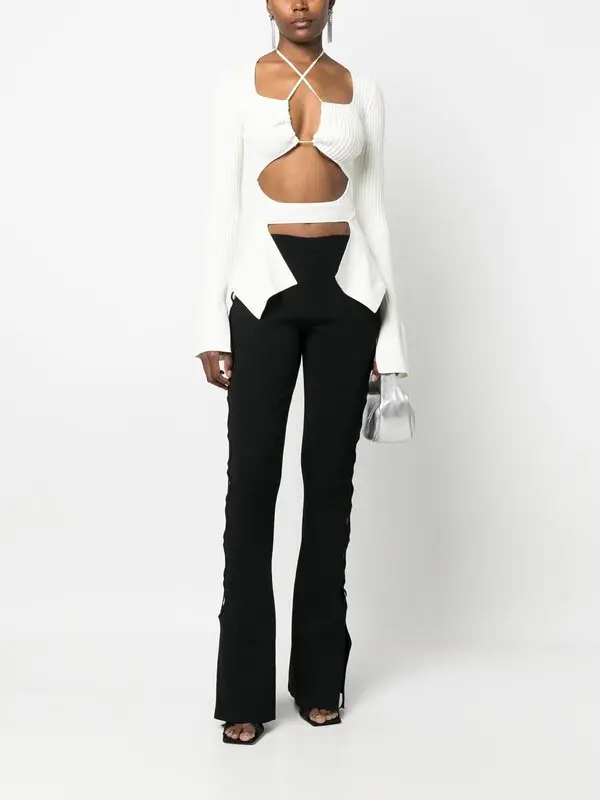 ANDREĀDAMO Asymmetric Cut-out Top