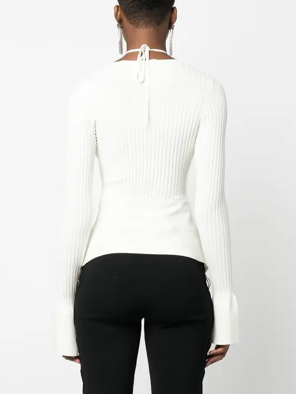 ANDREĀDAMO Asymmetric Cut-out Top